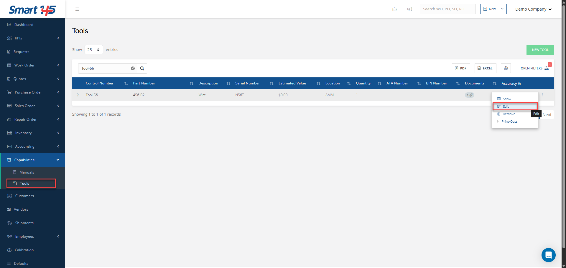 How can I add Tools to a Work Order? | Smart145