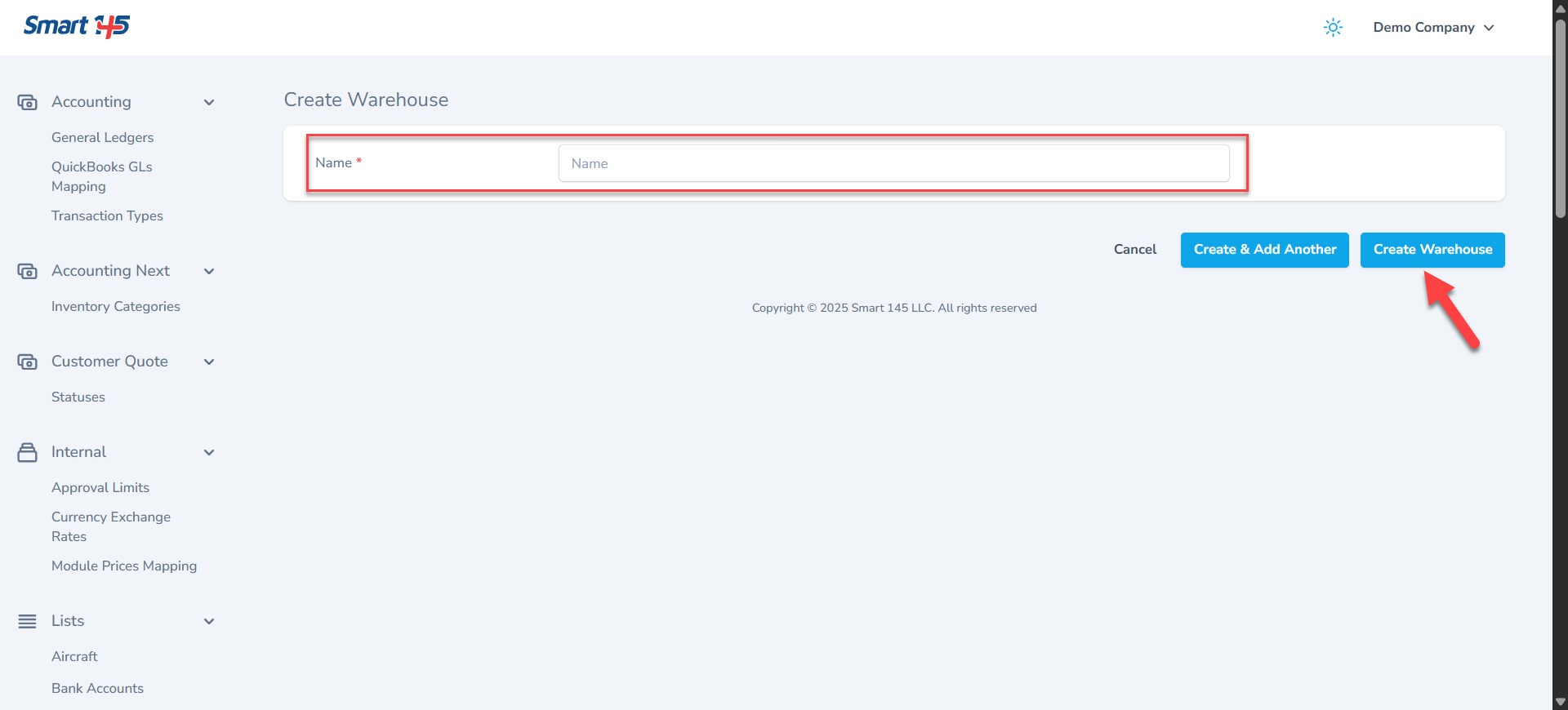 How to Create New Warehouses and Inventory Locations? | Smart145